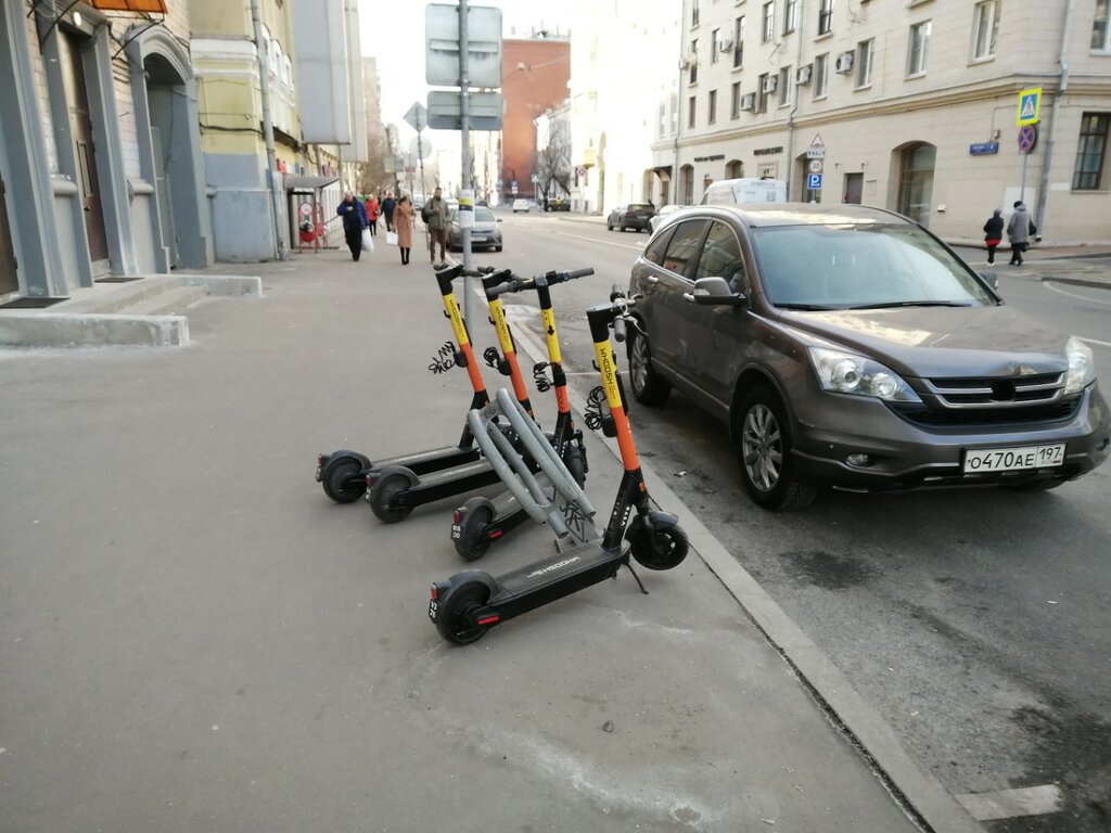 Bisiklet park yerleri Bicycle parking, Moskova, foto