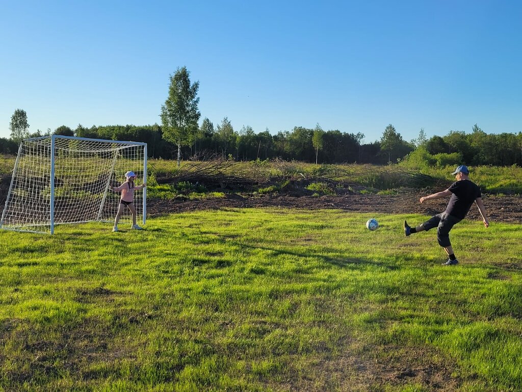 Spor alanı Футбольное поле, Vologodskaya oblastı, foto