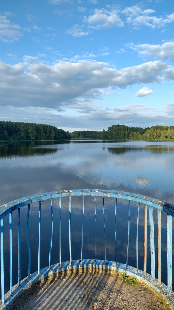 Mühendislik altyapısı Водосливная плотина с галереей, Minskaya oblastı, foto