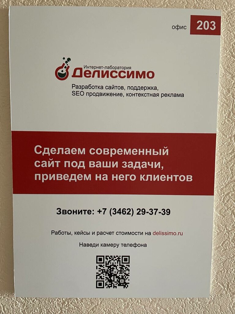 i̇nternet pazarlama şirketi Internet-laboratoriya Delissimo, Surgut, foto