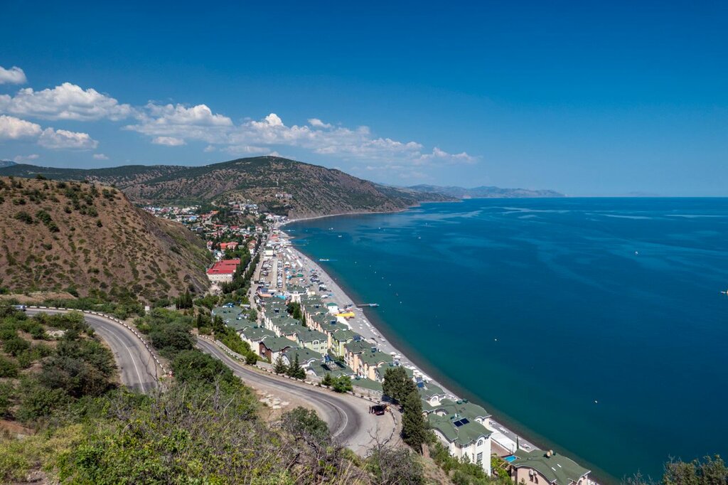 Kamp alanları Морское, Kırım Cumhuriyeti, foto