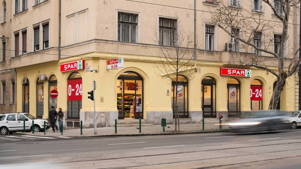Süpermarket Spar market, Budapeşte, foto