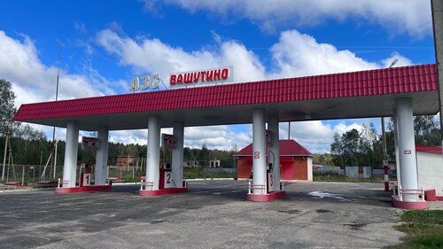 Benzin istasyonu Gas station, Vladimirskaya oblastı, foto