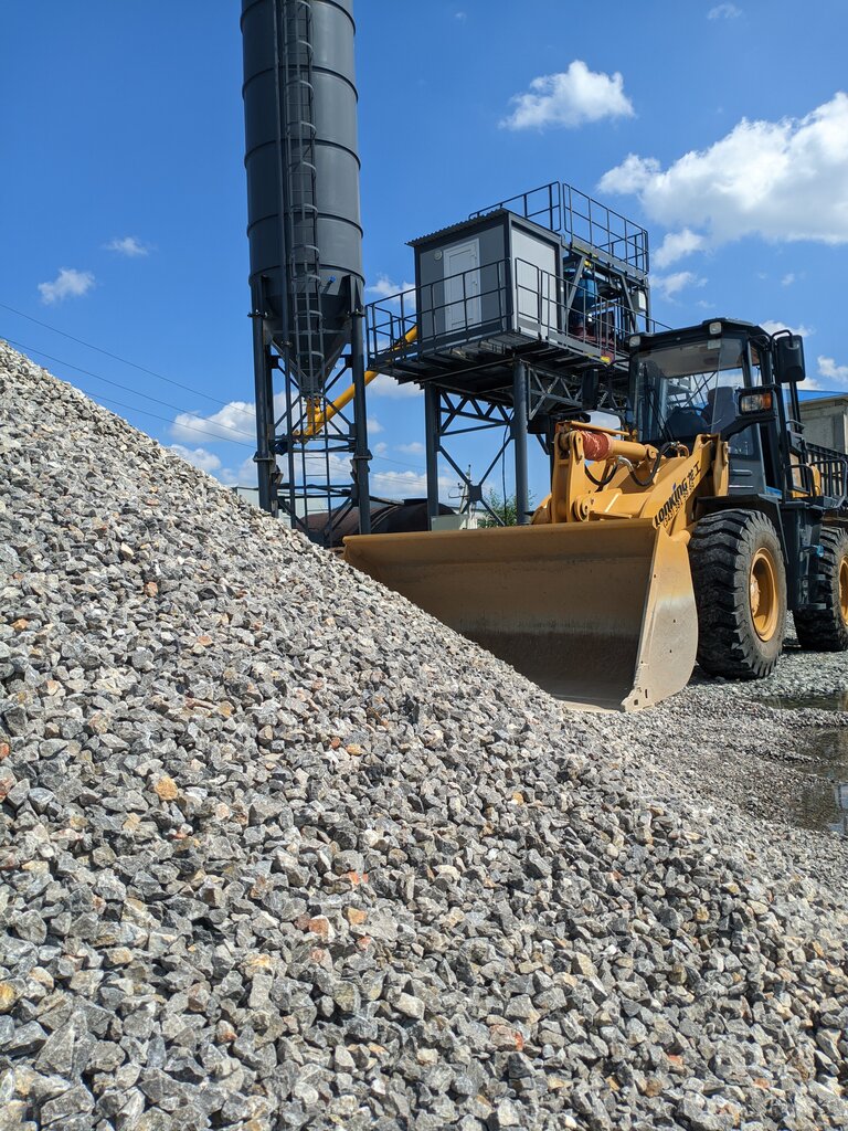 Endüstriyel mineraller Щебень здесь, Tiumen, foto