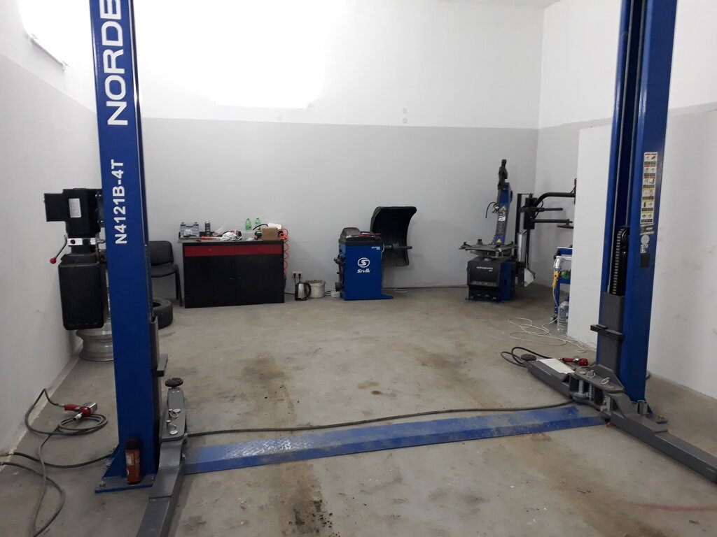 Oto lastik tamiri Шиномонтаж, Voronejskaya oblastı, foto