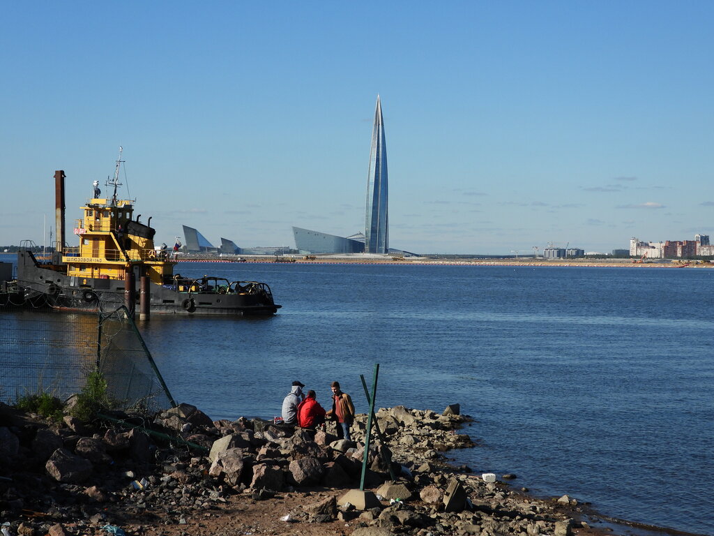 Deniz ve nehir iskeleleri Marine Station № 3, Saint‑Petersburg, foto