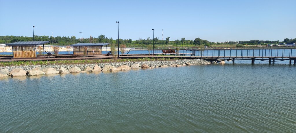 Piknik alanı Пикниковый остров, Magnitogorsk, foto