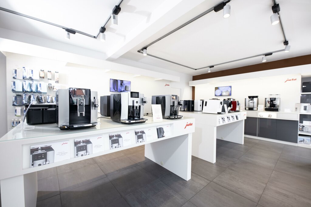 Çay-kahve makinaları, otomatları Jura Store Wien, Viyana, foto