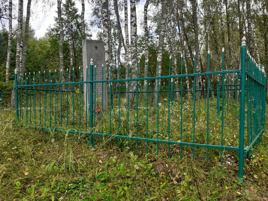 Anıt, heykel Братская могила советских воинов в урочище Косик, Brianskaya oblastı, foto