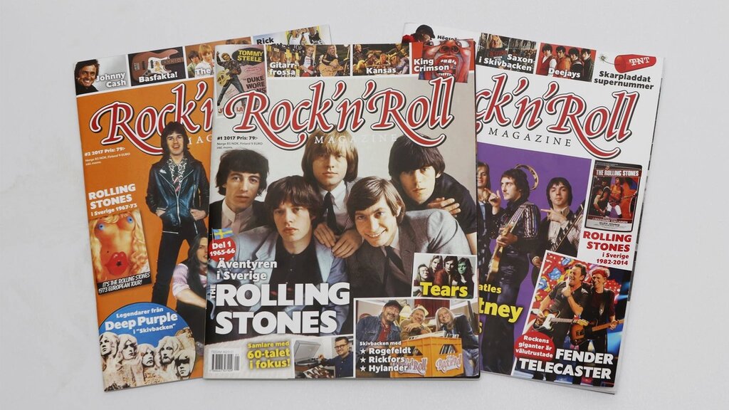 Gazete ve dergiler Rock'n' Roll Magazine, Karlskrona, foto