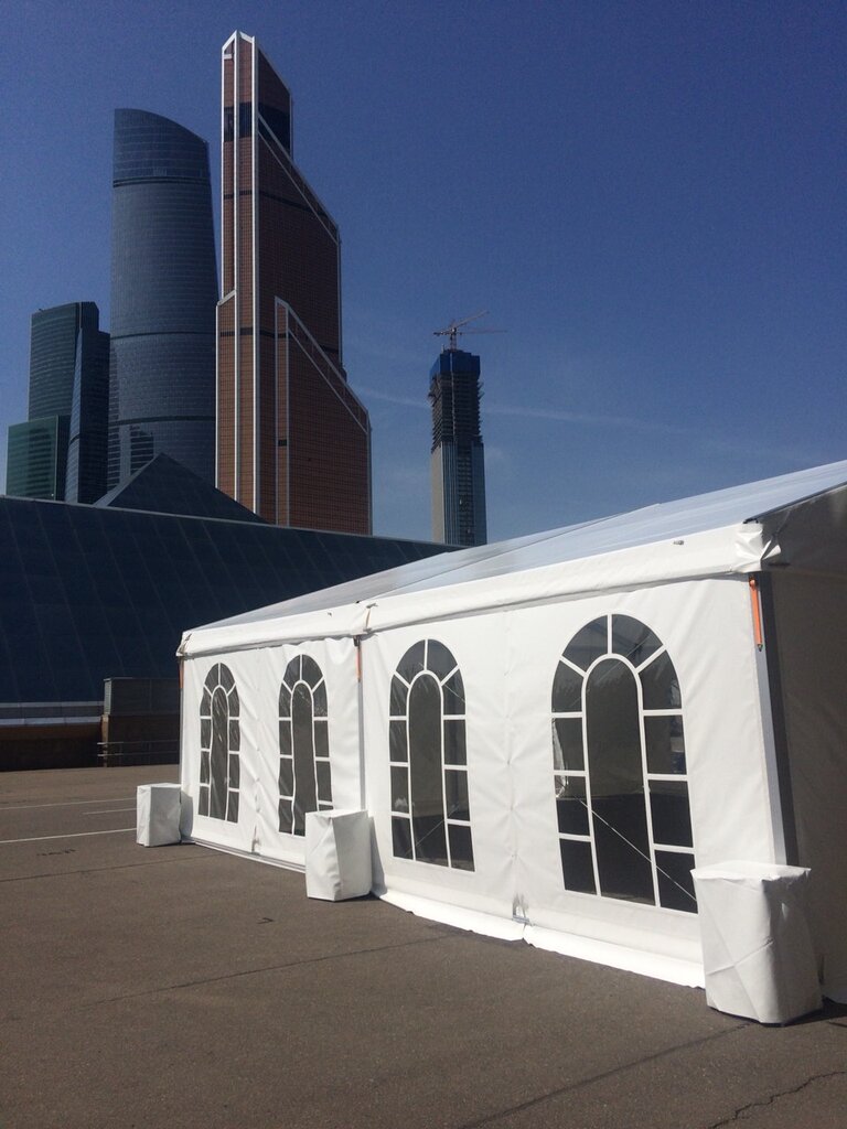 Çerçeve ve çadır yapıları Factory tents, Kaluga, foto