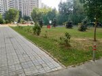 Спортивная площадка (Moscow, Vostochniy Administrative Okrug, Novokosino District, 4-y mikrorayon), spor alanı  Moskova'dan