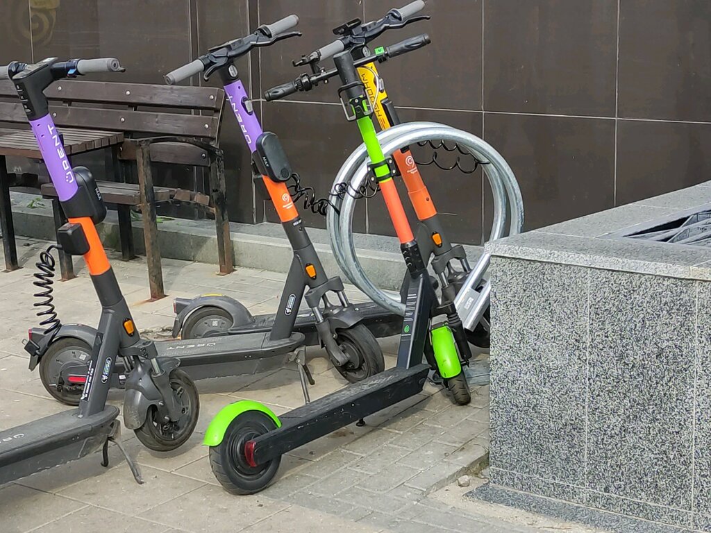 Bisiklet park yerleri Bicycle parking, Moskova, foto