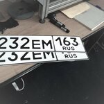 Номера 163 (Volzhskoye Highway No:106), plaka üretimi  Samara'dan
