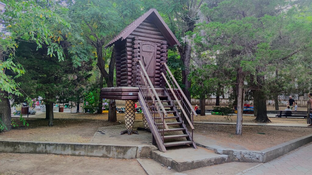 Turistik yerler Hut on Chicken Legs, Yevpatorya, foto