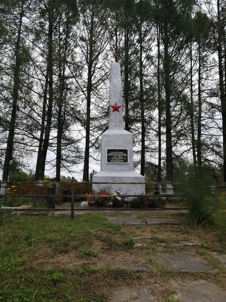 Anıt, heykel Обелиск воинам, павшим в годы Великой Отечественной войны, Kostromskaya oblastı, foto
