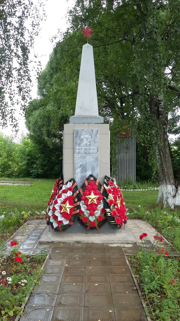 Anıt, heykel Северокоммунарцам, павшим за Родину, Permski krayı, foto