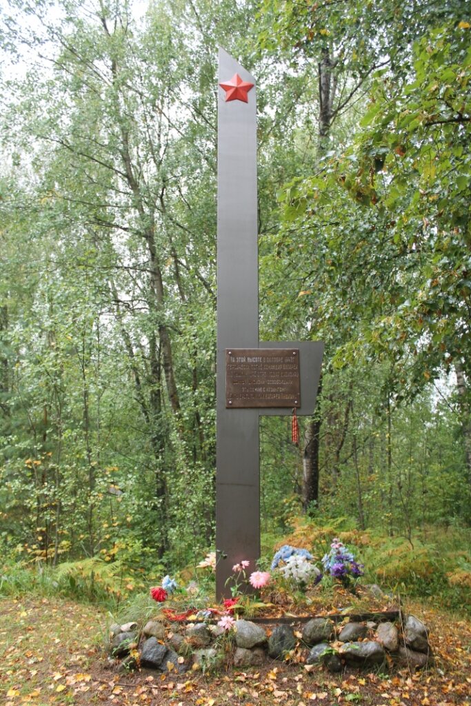 Anıt, heykel Новосёлковские высоты. Батарея Пушкина, Smolenskaya oblastı, foto