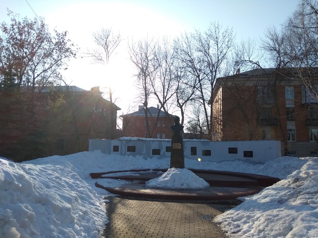 Anıt, heykel Бюст конструктора Николая Даниловича Кузнецова, Samara, foto