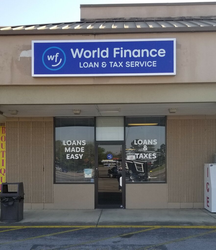 Kredi komisyoncuları World Finance, Alabama Eyaleti, foto