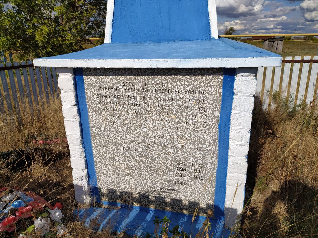 Turistik yerler Памятник Г.Е. Чернову, Saratovskaya oblastı, foto