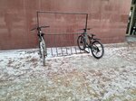 Bicycle parking (Moscow, Zelyony Avenue, 99), bisiklet park yerleri  Moskova'dan
