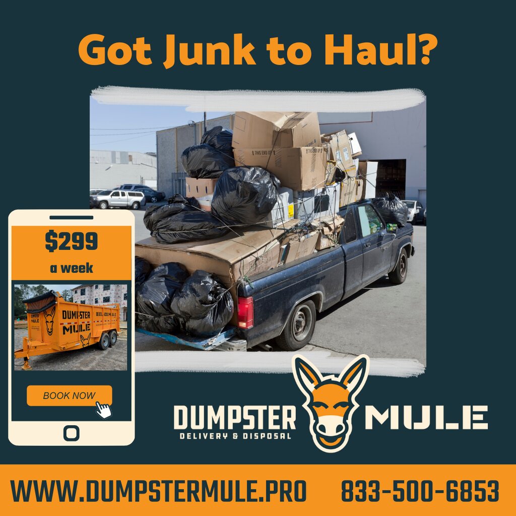 Araç römorkları Dumpster Mule, Güney Carolina, foto