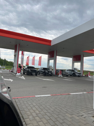Benzin istasyonu Lukojl, Tataristan, foto