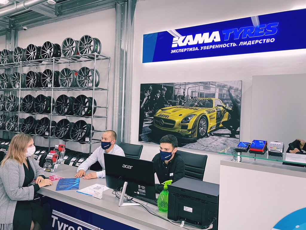 Oto lastik tamiri Tyre&Service, Batı Kazakistan eyaleti, foto