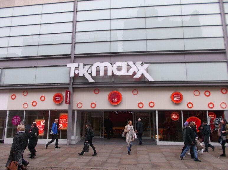 Büyük mağazalar Tk Maxx, İngiltere, foto