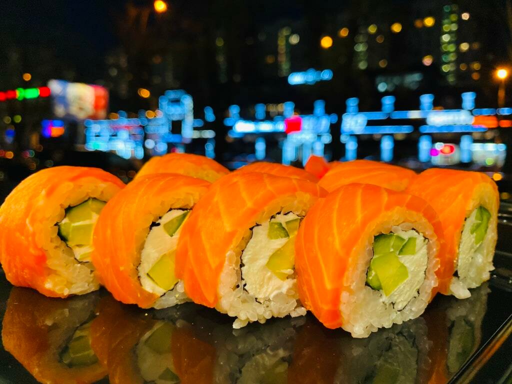 Suşi restoranı Sushi Wok, Moskova, foto
