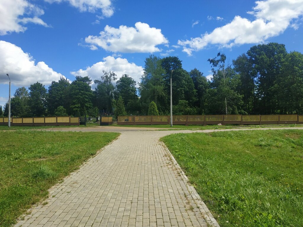 Mezarlıklar mohilki Bilieva, Vitebsk, foto