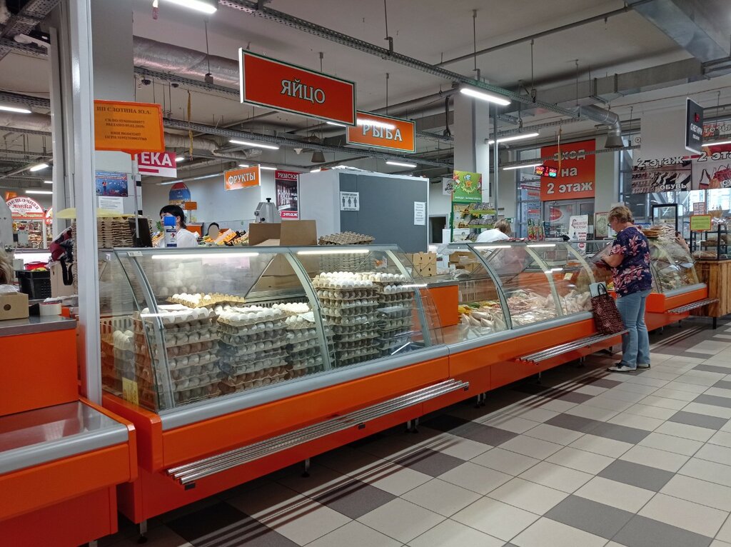 Kanatlı hayvan ürünleri ve yumurta Магазин яиц, Nijni Novgorod, foto
