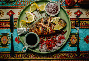 Granatovii sad (ulitsa Galii Kaybitskoy No:6А, City of Kazan), kafe  Kazan'dan