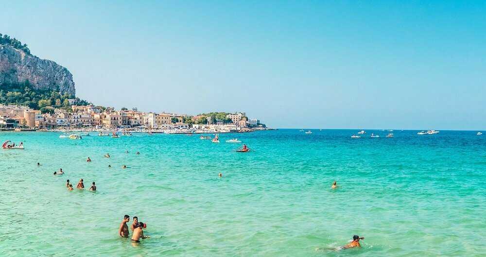Otel Home Beach Mondello Galatea, Sicilya, foto