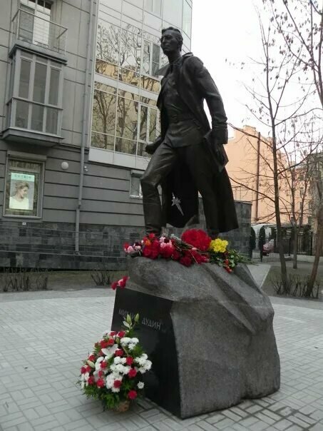 Anıt, heykel М.А. Дудин, Saint‑Petersburg, foto