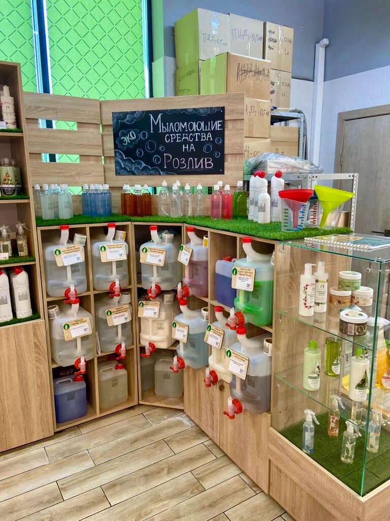 Ev temizlik ürünleri Чистая Польза, Moskova, foto