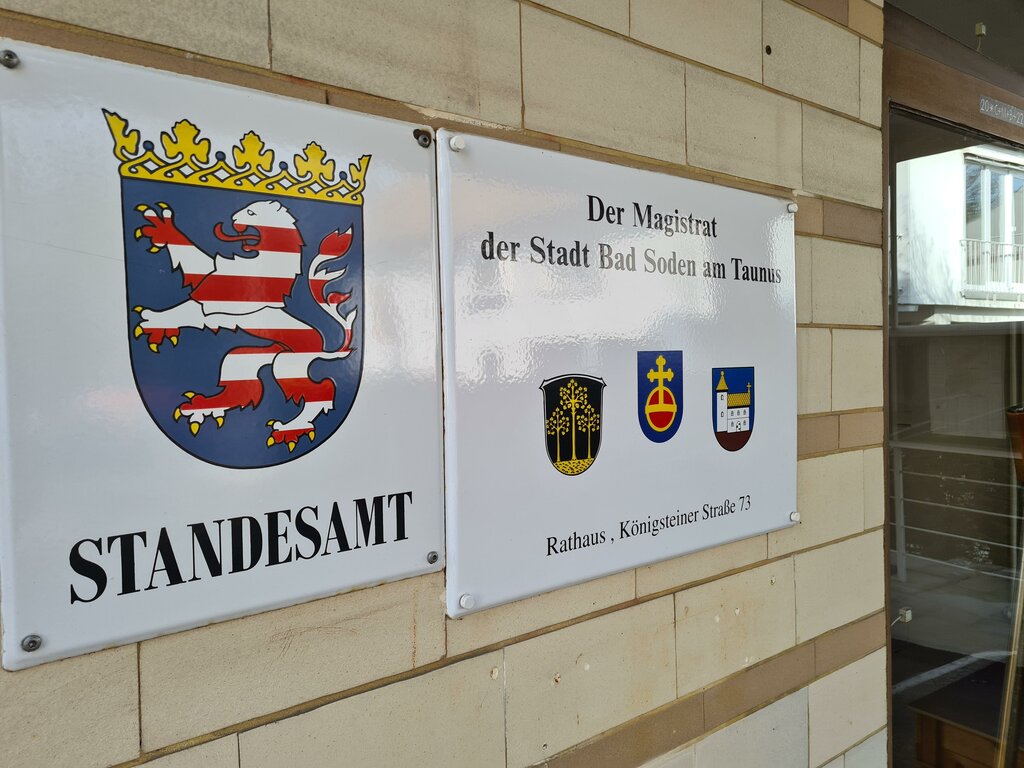 Devlet kurumları ve bakanlıklar Stadtverwaltung Bad Soden a. TS. mit allen Abteilungen, Bad Soden am Taunus, foto
