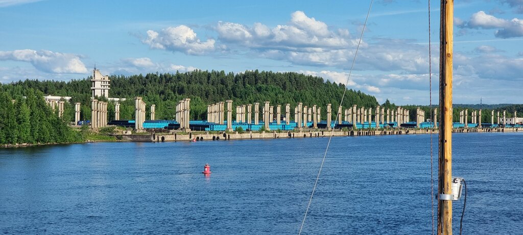 Deniz ve nehir iskeleleri Подпорожский порт, Saint‑Petersburg ve Leningradskaya oblastı, foto