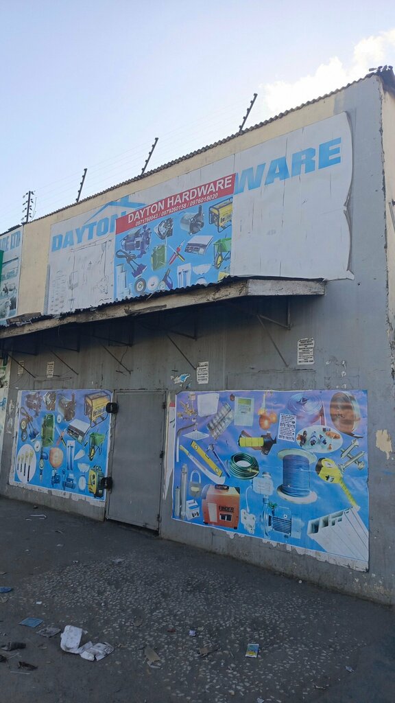 Yapı mağazası Dayton Hardware, Lusaka, foto