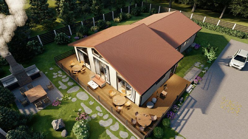 Tatil köyleri Туристический кластер "Жемчужина Алтая", Altayski krayı, foto