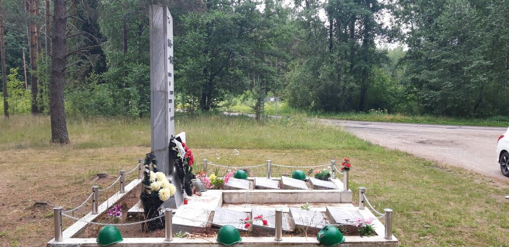 Anıt, heykel Братская могила, Pskovskaya oblastı, foto