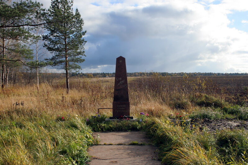 Anıt, heykel Братская могила, Saint‑Petersburg ve Leningradskaya oblastı, foto