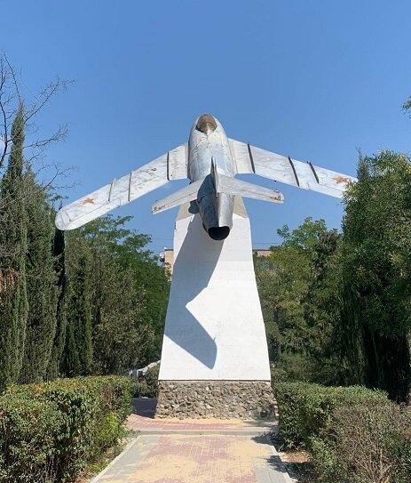 Teknoloji anıtı Самолет МиГ-17, Kırım Cumhuriyeti, foto