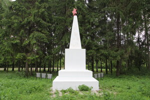 Обелиск воинам, павшим в годы Великой Отечественной войны (Tambov Region, Morshanskiy munitsipalny okrug, derevnya Bykovka), anıt, heykel  Tambovskaya oblastından
