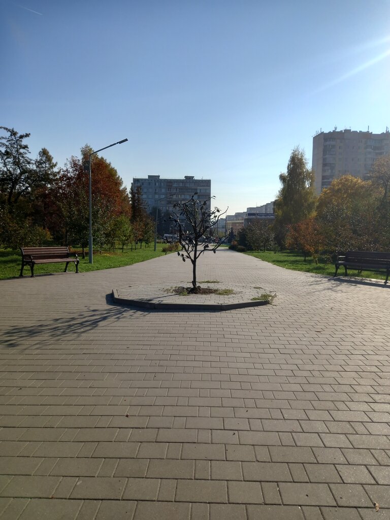 Park, sokak heykeli Вишня, Tula, foto