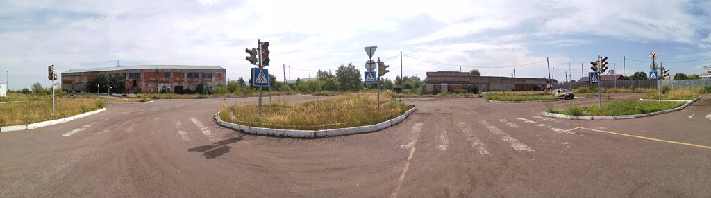 Ehliyet sınav alanı Площадка для вождения, Komsomolsk‑at‑Amur, foto