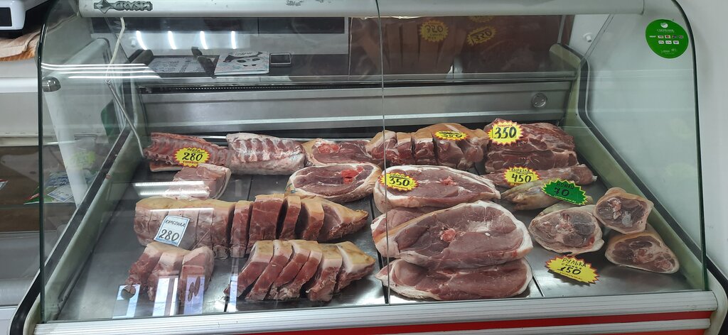 Kasap, şarküteri МЯСОежка, Başkurdistan, foto