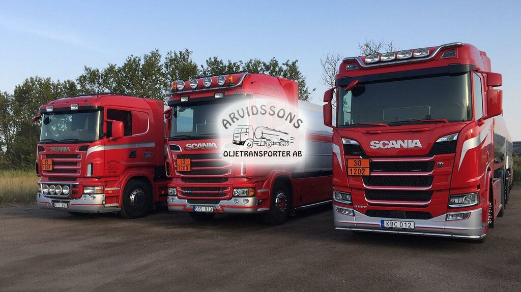 Petrol ürünleri üreticileri Arvidssons Oljetransporter Ab, Skane Vilayeti, foto