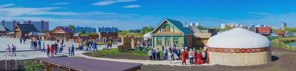 Kültür ve eğlence parkları Этнопарк Дружбы Народов, Samara, foto